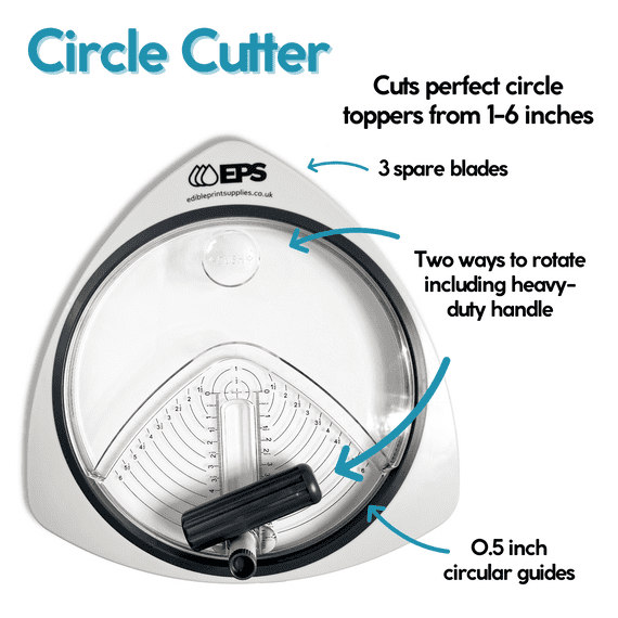 EPS Circle Cutter for Edible Image Toppers | Edible Print Supplies