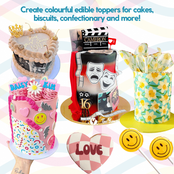 EPS A4 Premium Easy Peel Edible Icing Sheets | Edible Paper For Edible ...