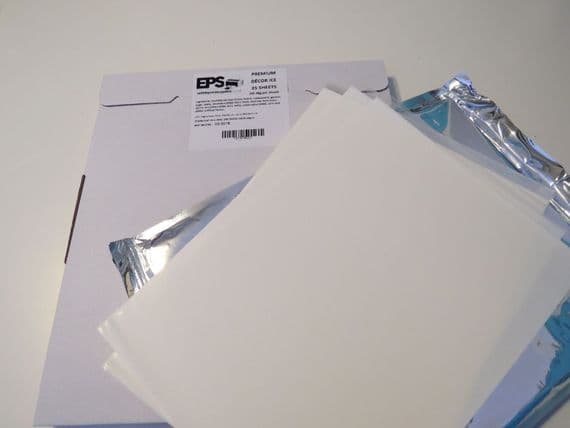 EPS A4 Easy Peel Edible Icing Sheets for edible printing