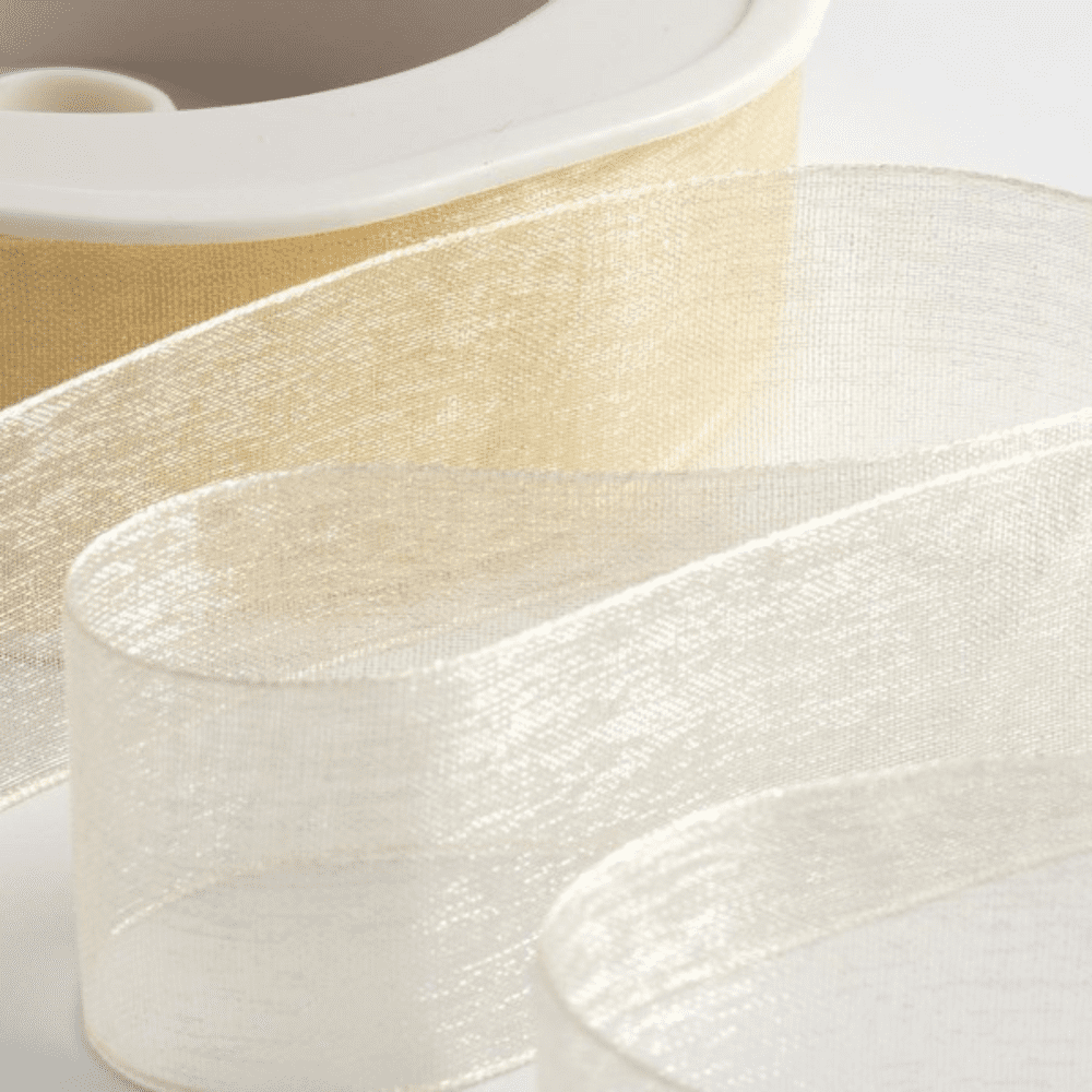 Gold Metallic Ribbon - 25mm x 25m