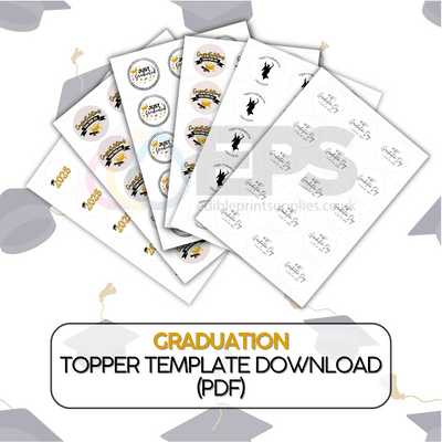 Edible Cake Topper Templates | Ready-to-Print on Edible Printer ...