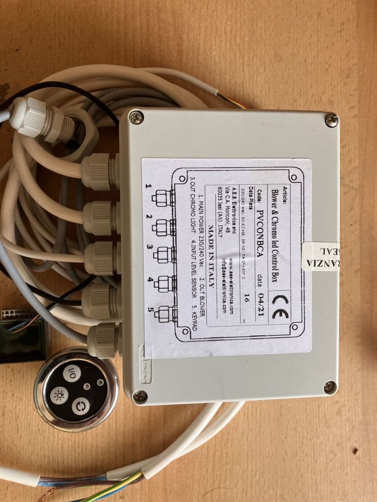 Blower & Cromo Led Control Box PVCONBCA