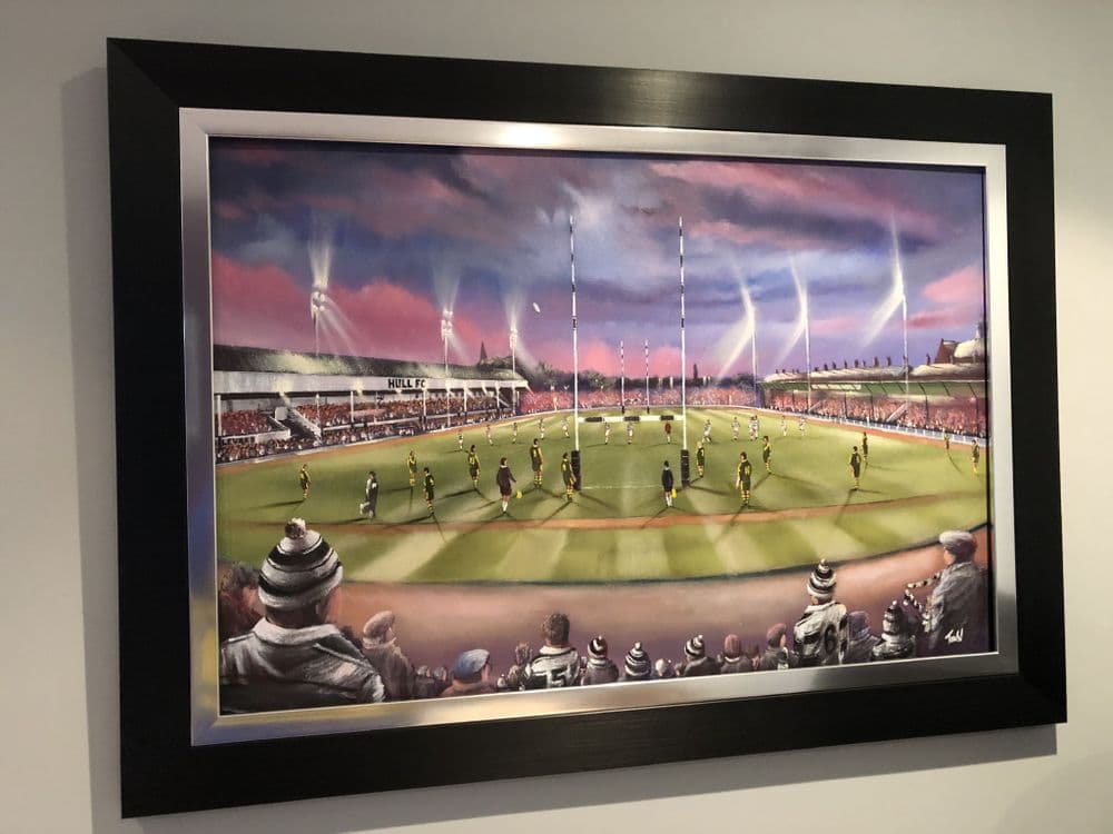 Boulevard Memories Hull FC-original artwork UNFRAMED 20 x 30
