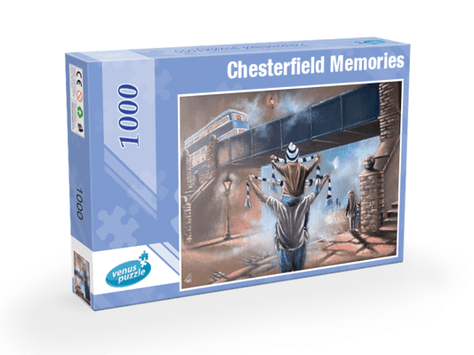 Chesterfield FC Memories 1000 Piece Jigsaw blue box