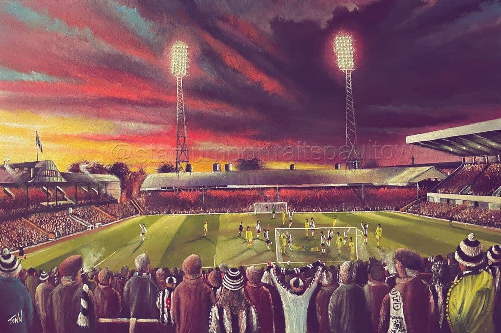 From the Gallowgate End Newcastle United 20 x 30 Box Canvas