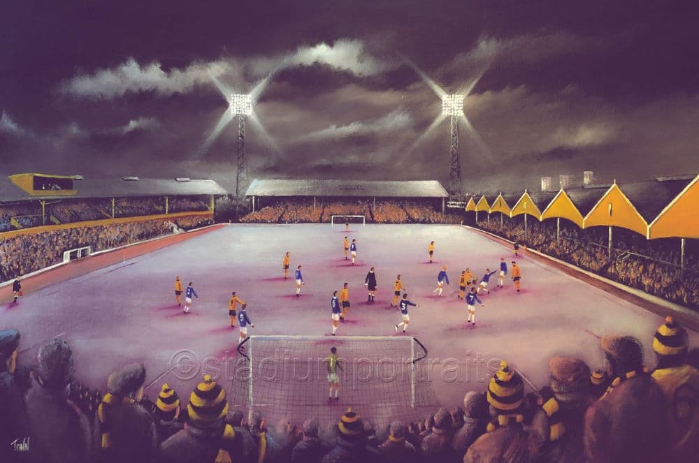 From the South Bank Molineux Wolves unframed A3 Print