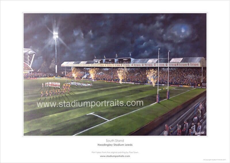 Leeds Rhinos South Stand Celebration unframed A3 Print
