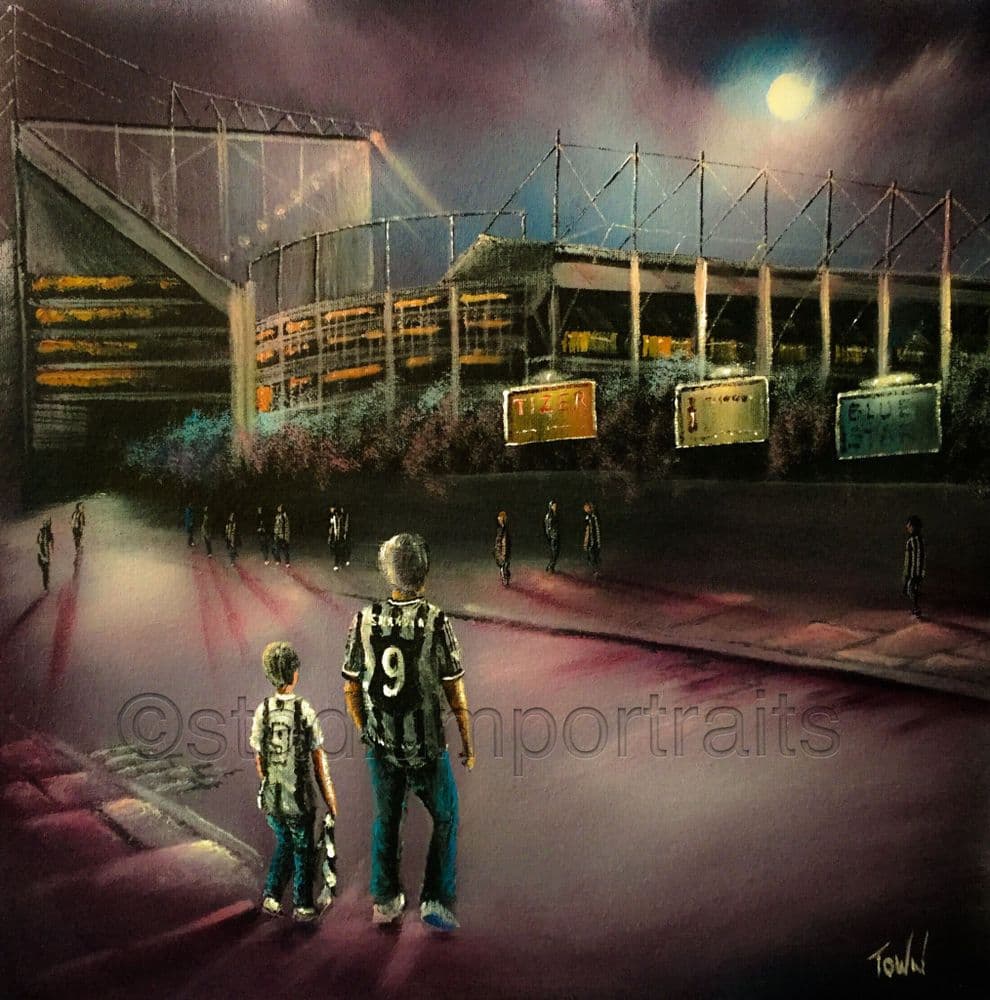 Newcastle United - My First Match 20 x 20 Box Canvas