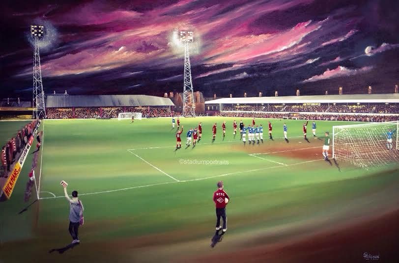 Northampton Town 20 x 30 approx poster print