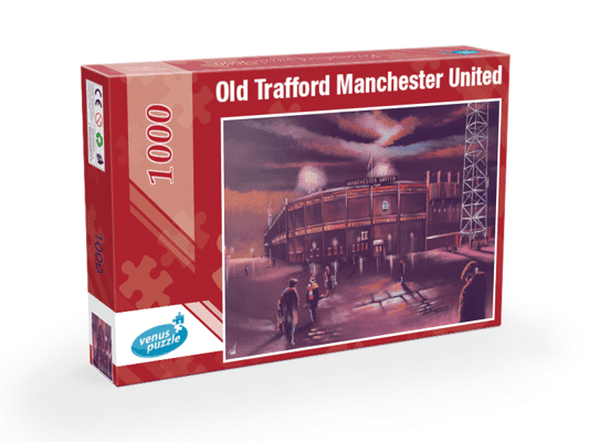 Old Trafford Manchester United - 1000 Piece Jigsaw red box