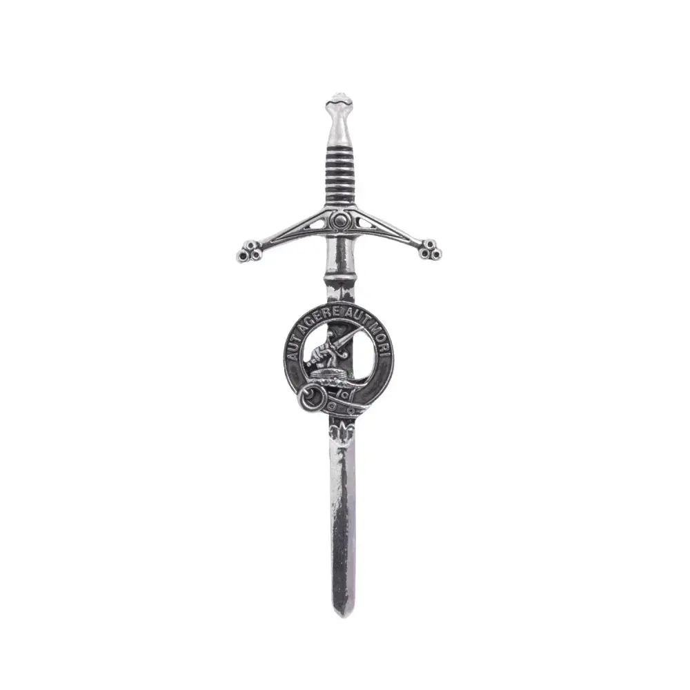 Barclay Clan Kilt Pin - Traditional Scottish Surname Sword Brooch ...