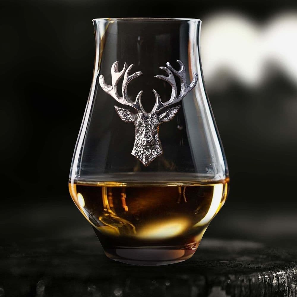 Handmade Stag Connoisseur Whisky Glass 175ml
