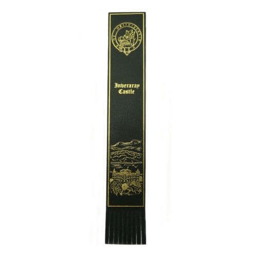 Inveraray Castle Leather Bookmark - Famous Historic Castle - Scotland