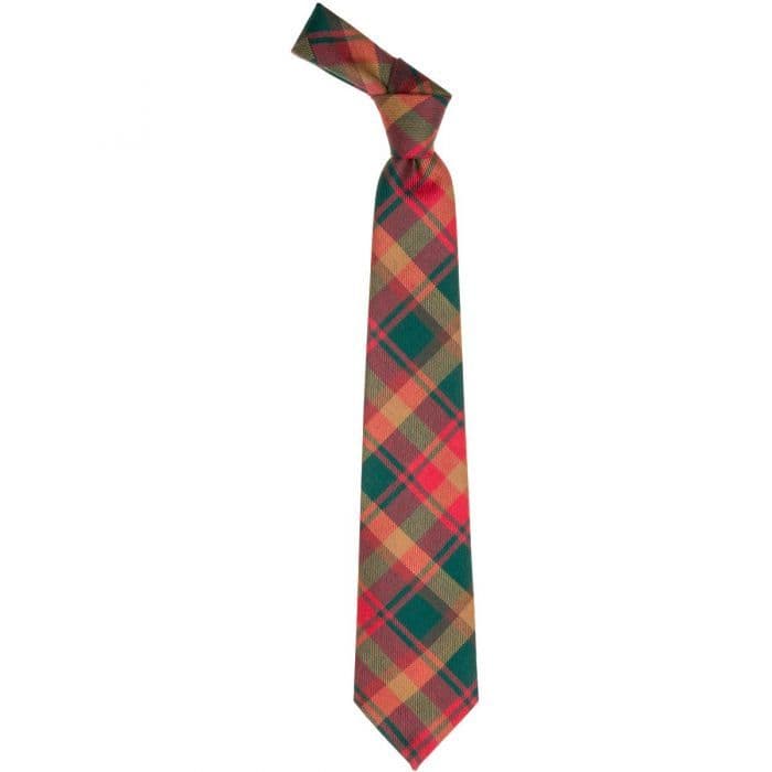Maple Leaf Tartan Tie - 100 Wool - Traditional Neck Tie - Suitable for ...