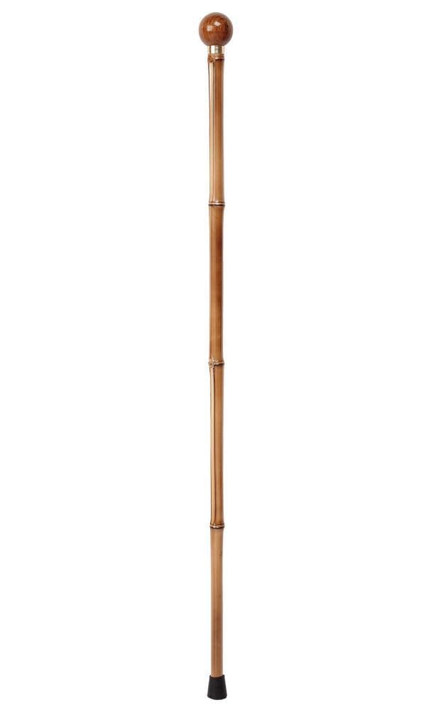 Scottish Bamboo Ball Wooden Cane Walking Stick