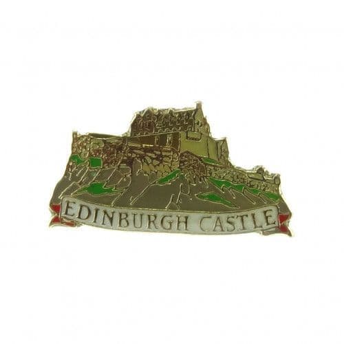 Scottish Edinburgh Castle Metal Pin Badge