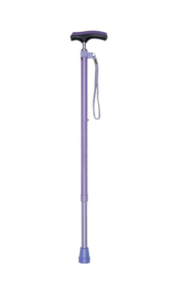 Scottish Lilac Comfy Grip Handle Adjustable Walking Stick