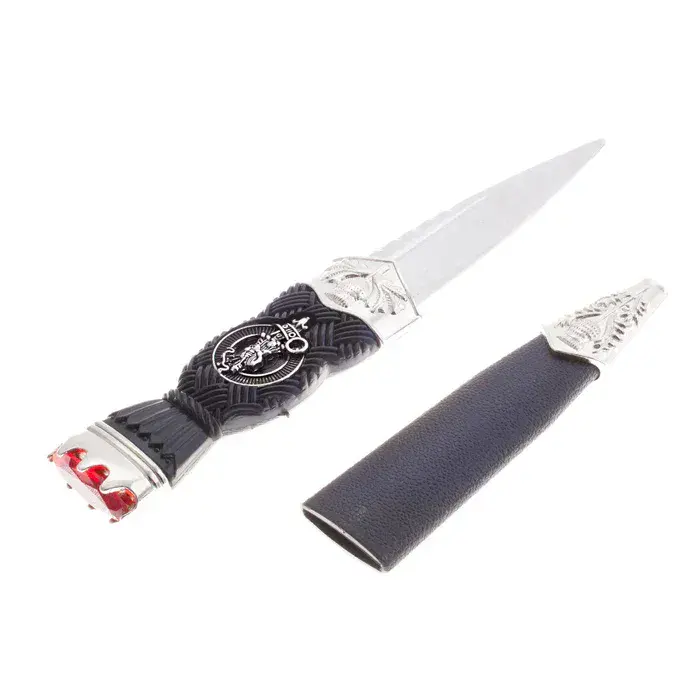 Scottish Piper Crest Sgian Dubh - Traditional Kilt Accessory - Unique ...