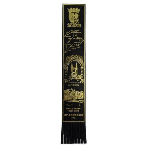 St Andrews Leather Bookmark - Famous Historic Town - Scotland