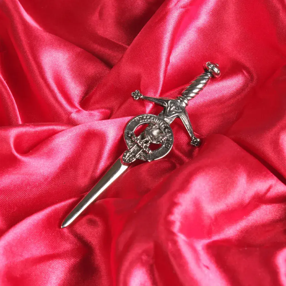 Traditional Scottish Art Pewter Kilt Pin Cockburn Made in Scotland