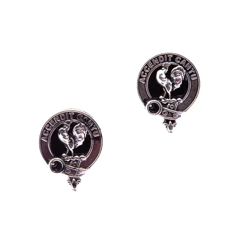 Traditional Scottish Clan Crested Cufflinks Cockburn Made in Scotland