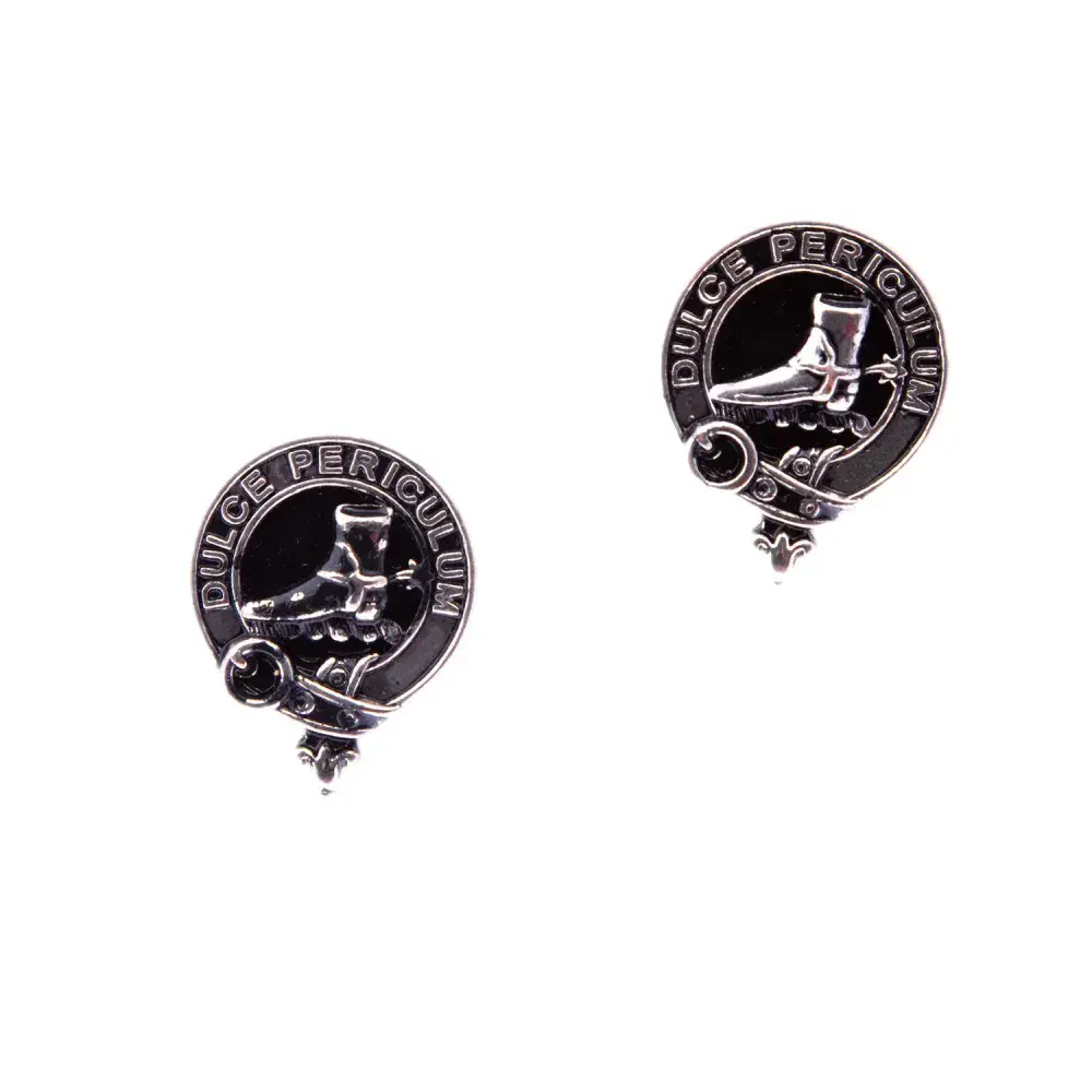 Traditional Scottish Clan Crested Cufflinks Macaulay Made in Scotland
