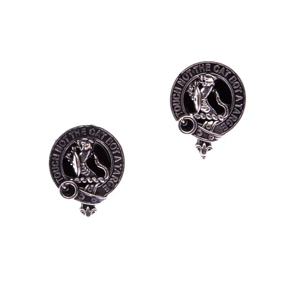 Traditional Scottish Clan Crested Cufflinks Macbean Made in Scotland