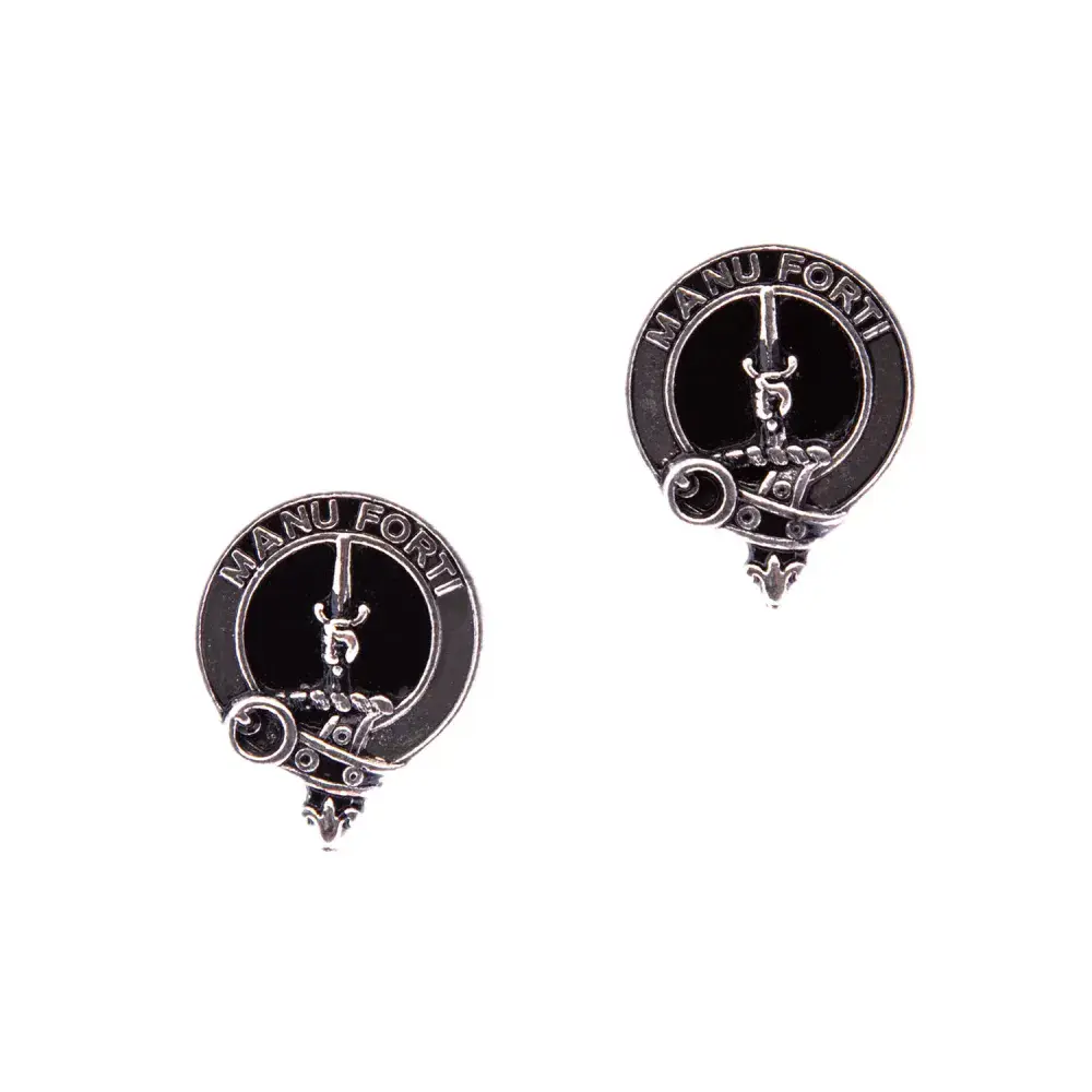 Traditional Scottish Clan Crested Cufflinks Mackay