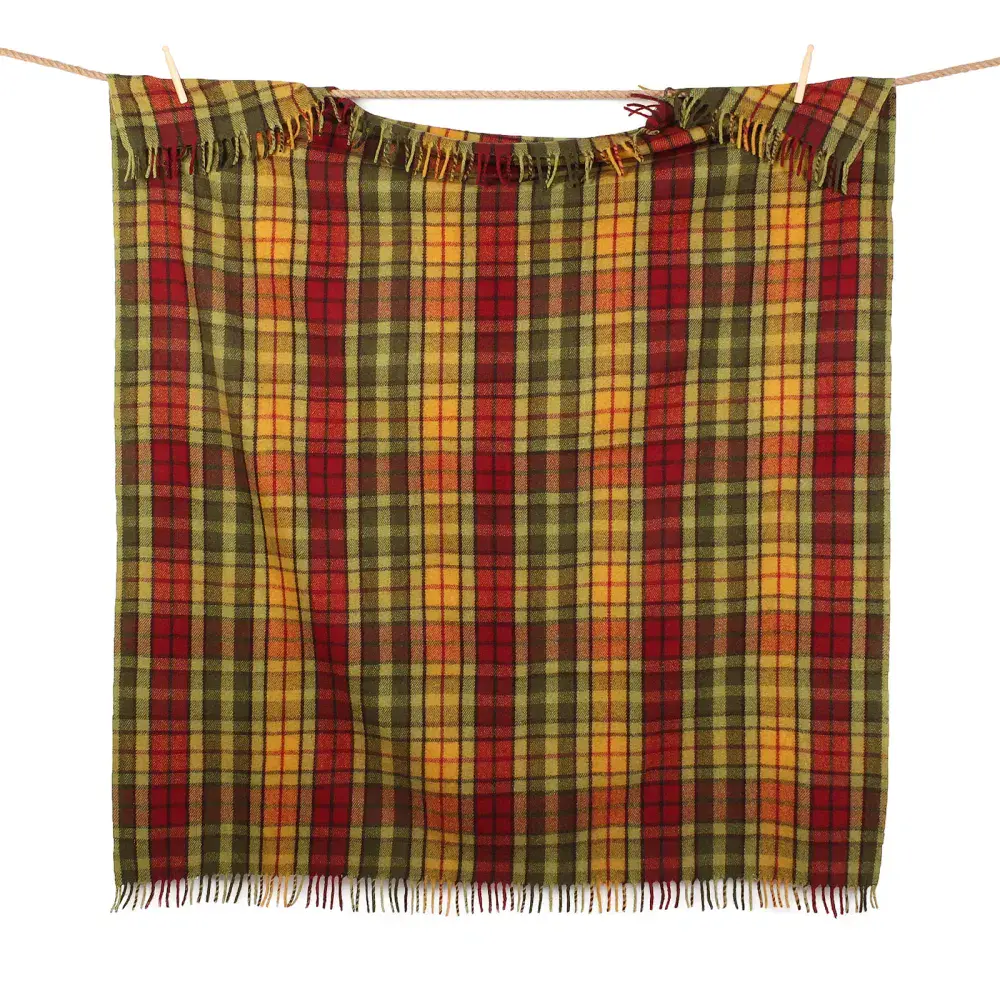 Wool Blend Blanket Colour Buchanan Autumn Durable & Warm Heritage of ...