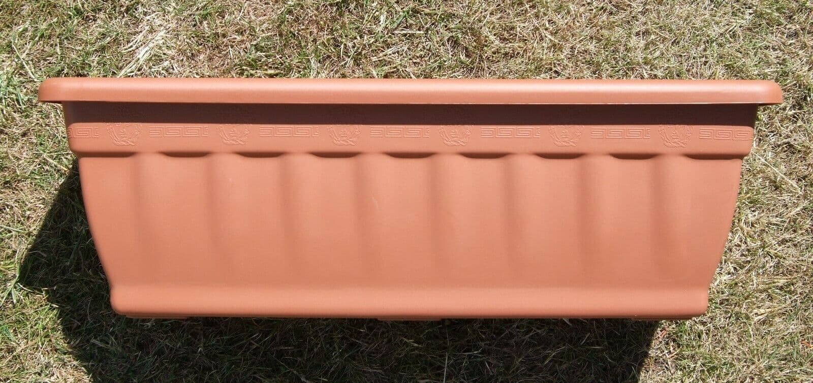 2 x 50cm Garden Troughs Patio Planters