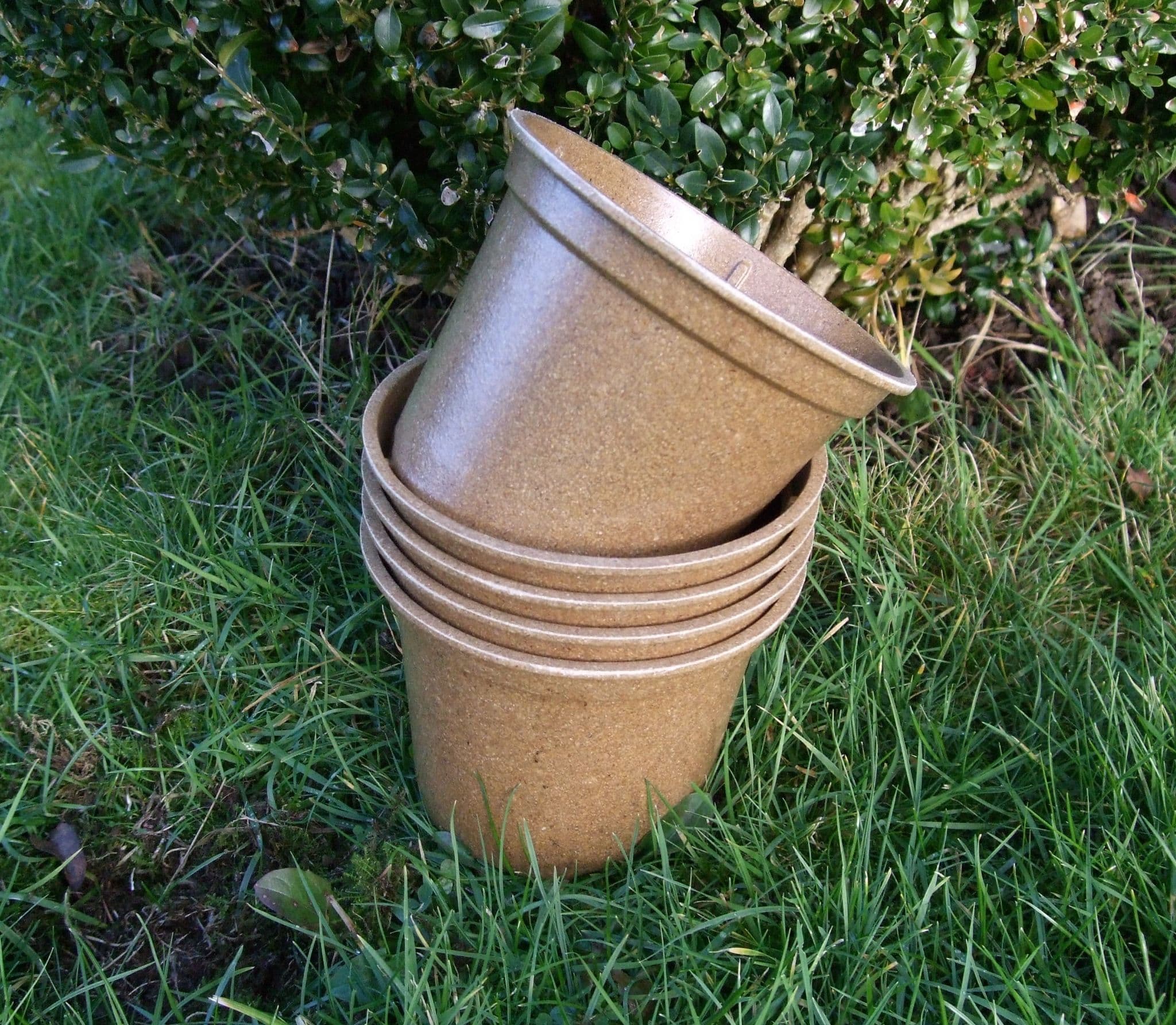 5 - 1Litre Vipot Pots Biodegradable
