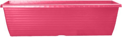 60cm Long Hot Pink Colour Trough Patio Window Box Planter