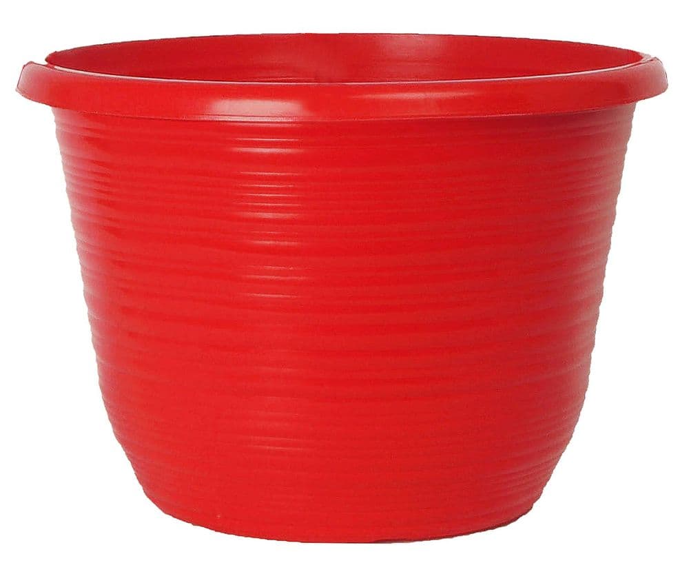 Cherry Red Bellagio Round 10" Planter