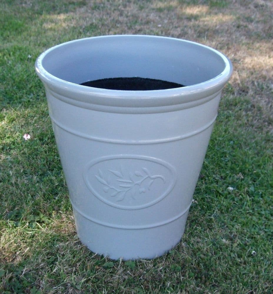 Grey Olive Planter