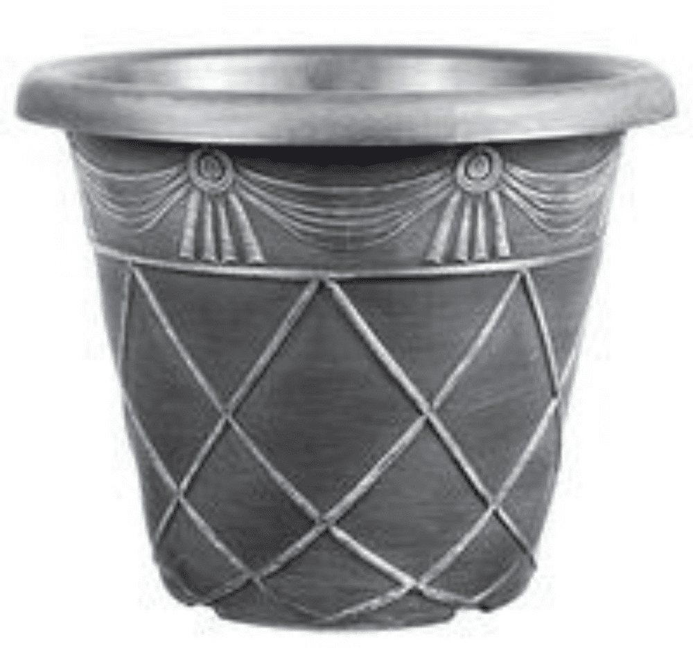 Large Plant Pot 46cm Tuscany Roman Silver