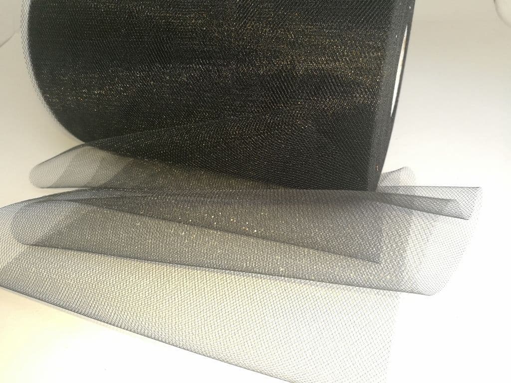 Shimmer Tulle Black