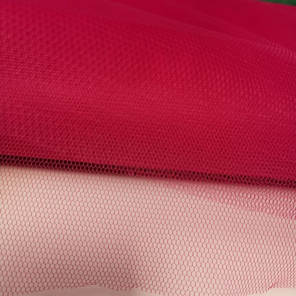 Fuchsia Stiff Tulle 54" UK
