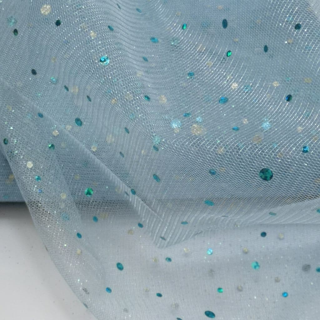 Light Blue Enhance Soft Tulle UK