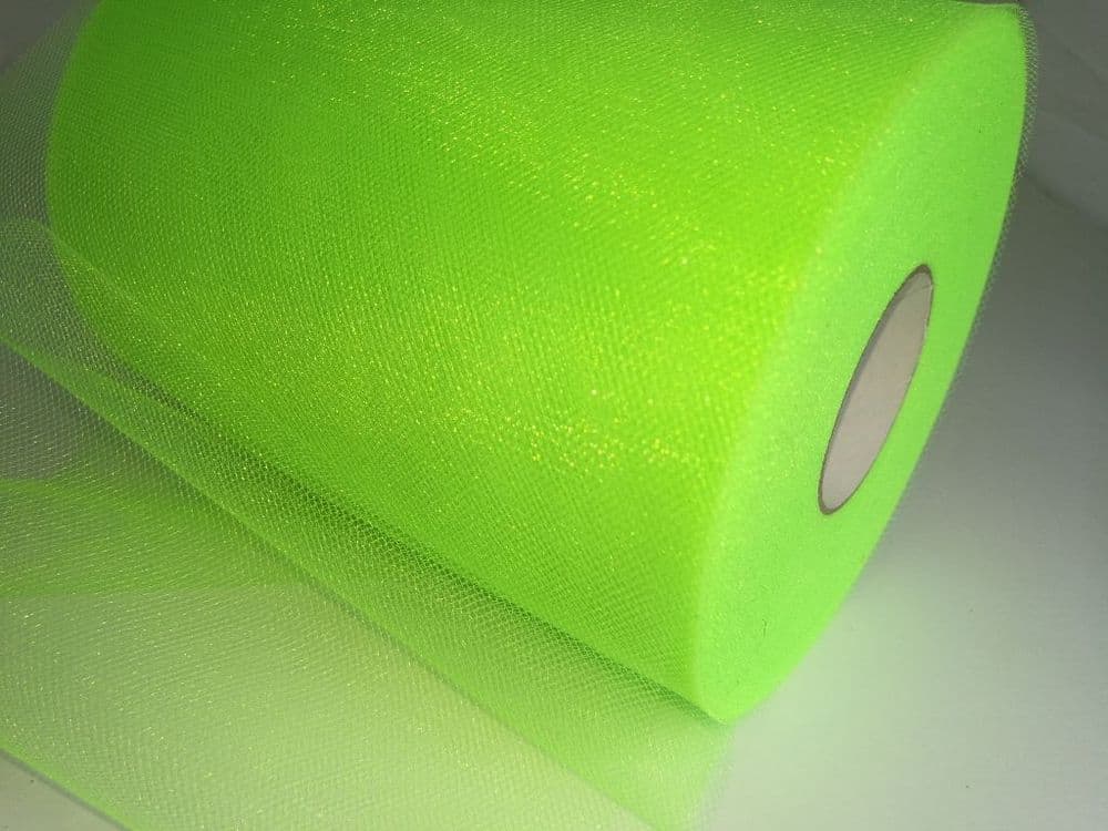 Shimmer Tulle Neon Green.France