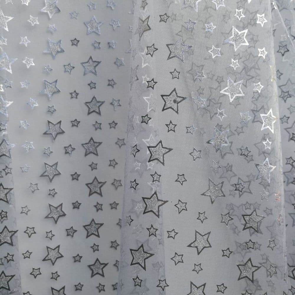 Silver Star White 54" / Organdie UK
