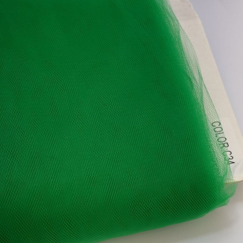 Nylon Fabric Emerald Green Soft Tulle