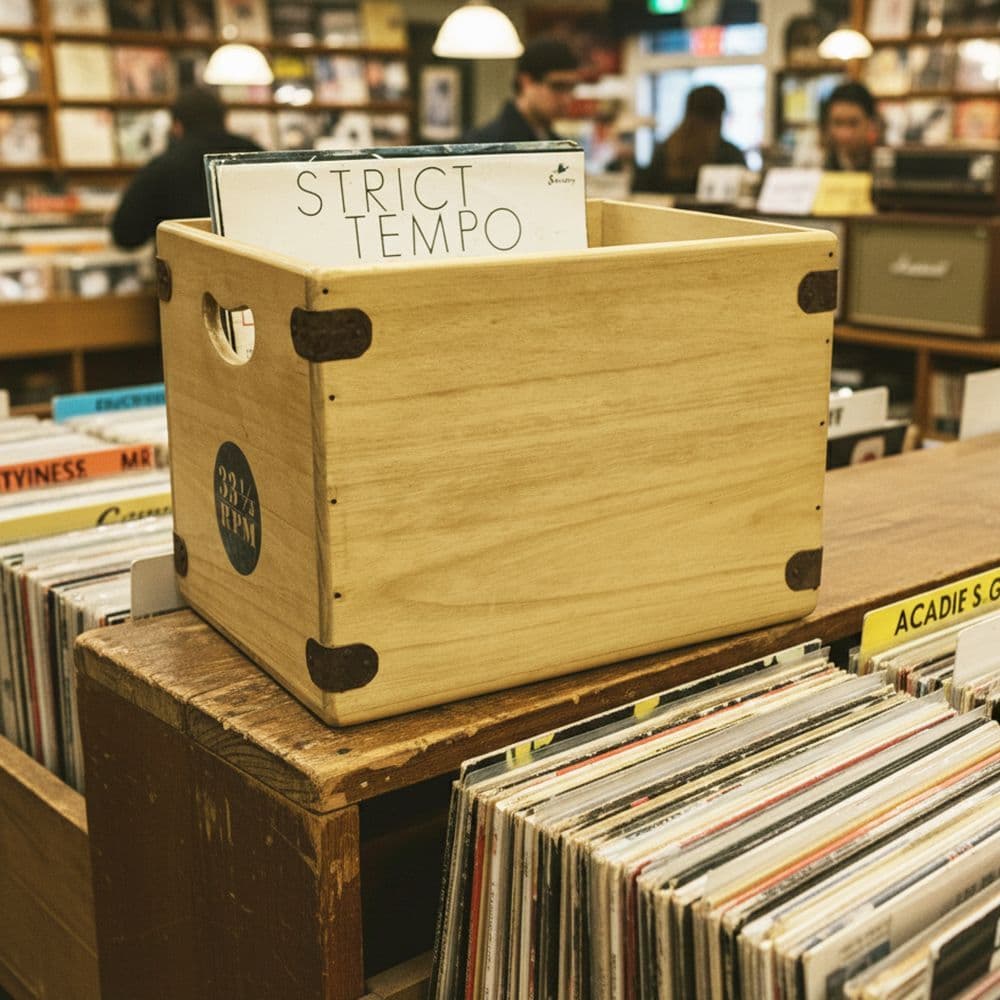 Apple Vintage Retro Record Boxes & Wooden Crates