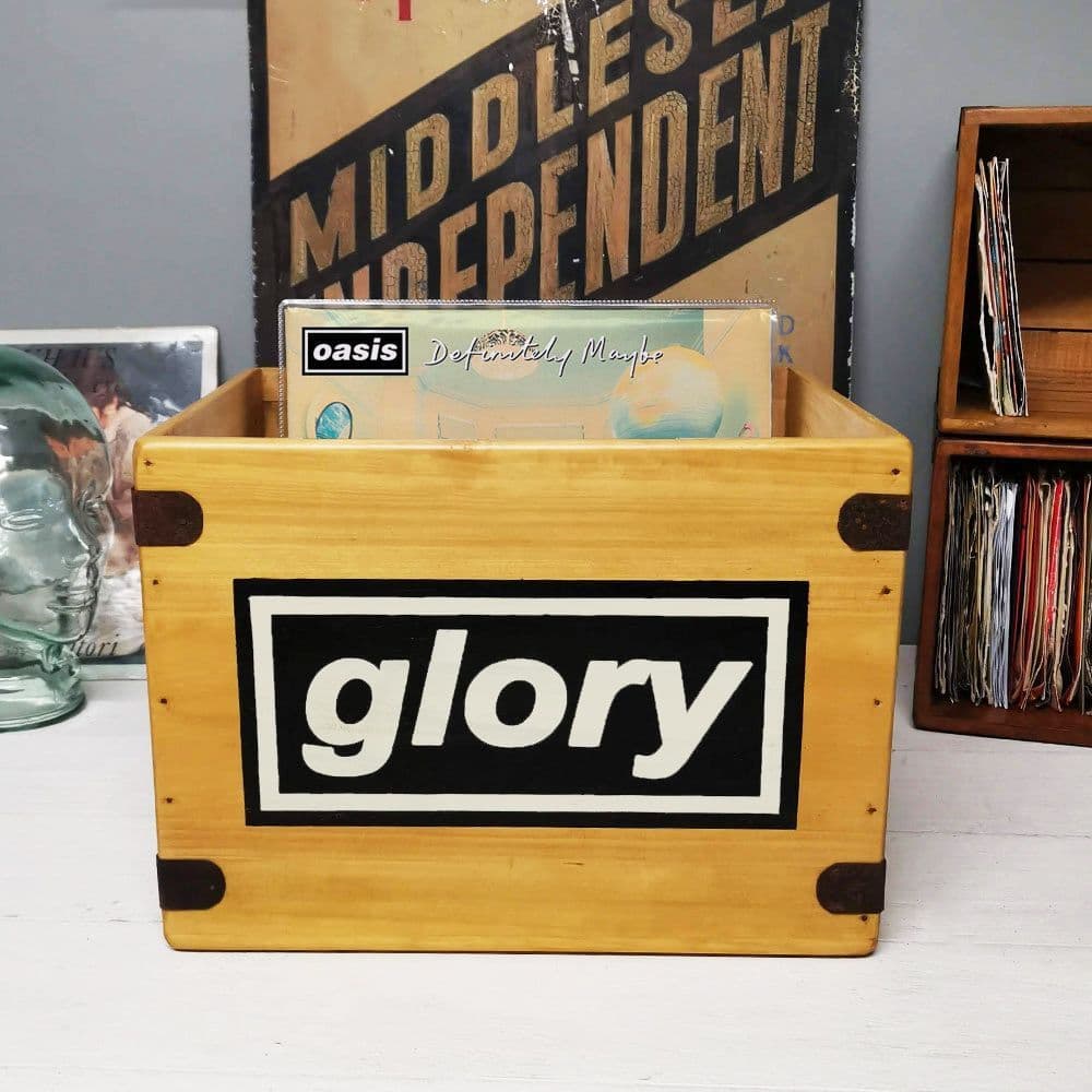 Glory LP Record Box Album Storage Oasis Vinyl