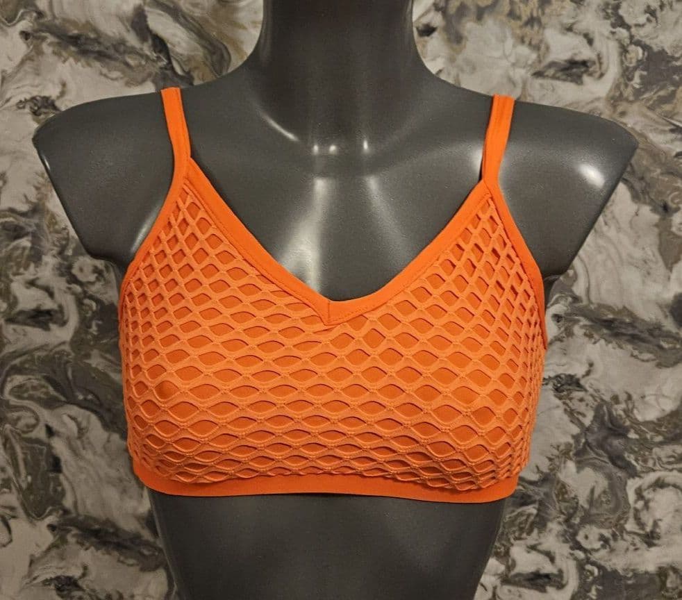 PLAINWEAR MESH DANCE BRA TOP