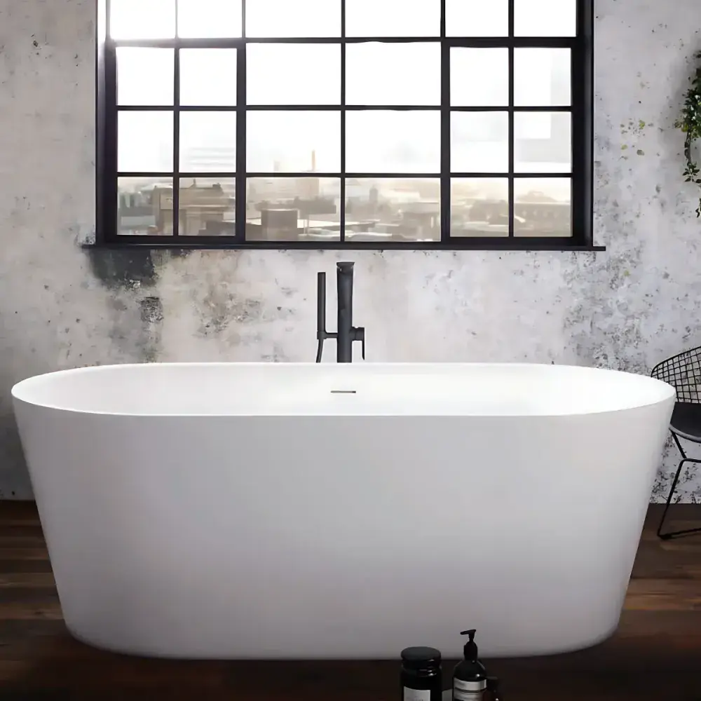 Apollo 1685 x 800mm Twin Skinned Double Ended Freestanding Bath