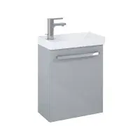 AquaTrend 450mm Wall Mounted Cloakroom Vanity Unit & Basin | Various ...