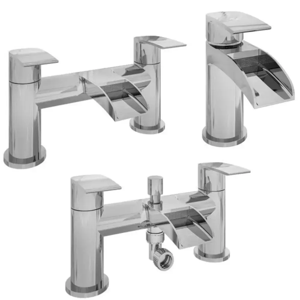 Aston Chrome Bathroom Tap Pack