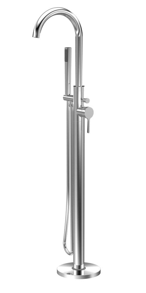 Aztec Tec Floor Standing Bath Shower Mixer Chrome