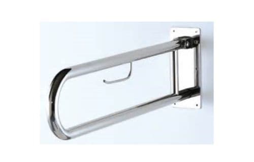 Doc M Pack with Grey Grab Rails, Push Button Cistern