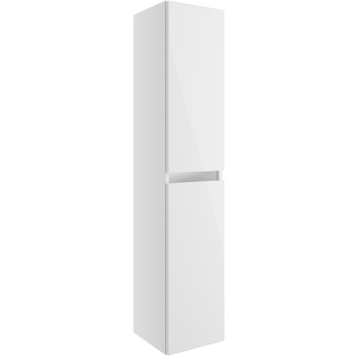 Carmine 300mm 2 Door Wall Hung Tall Unit White Gloss